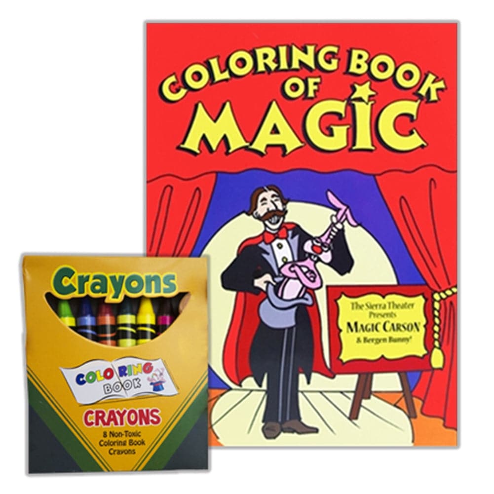 Magic Coloring Book with Vanishing Crayons Kit by Magic Makers – Magic Shop San Diego