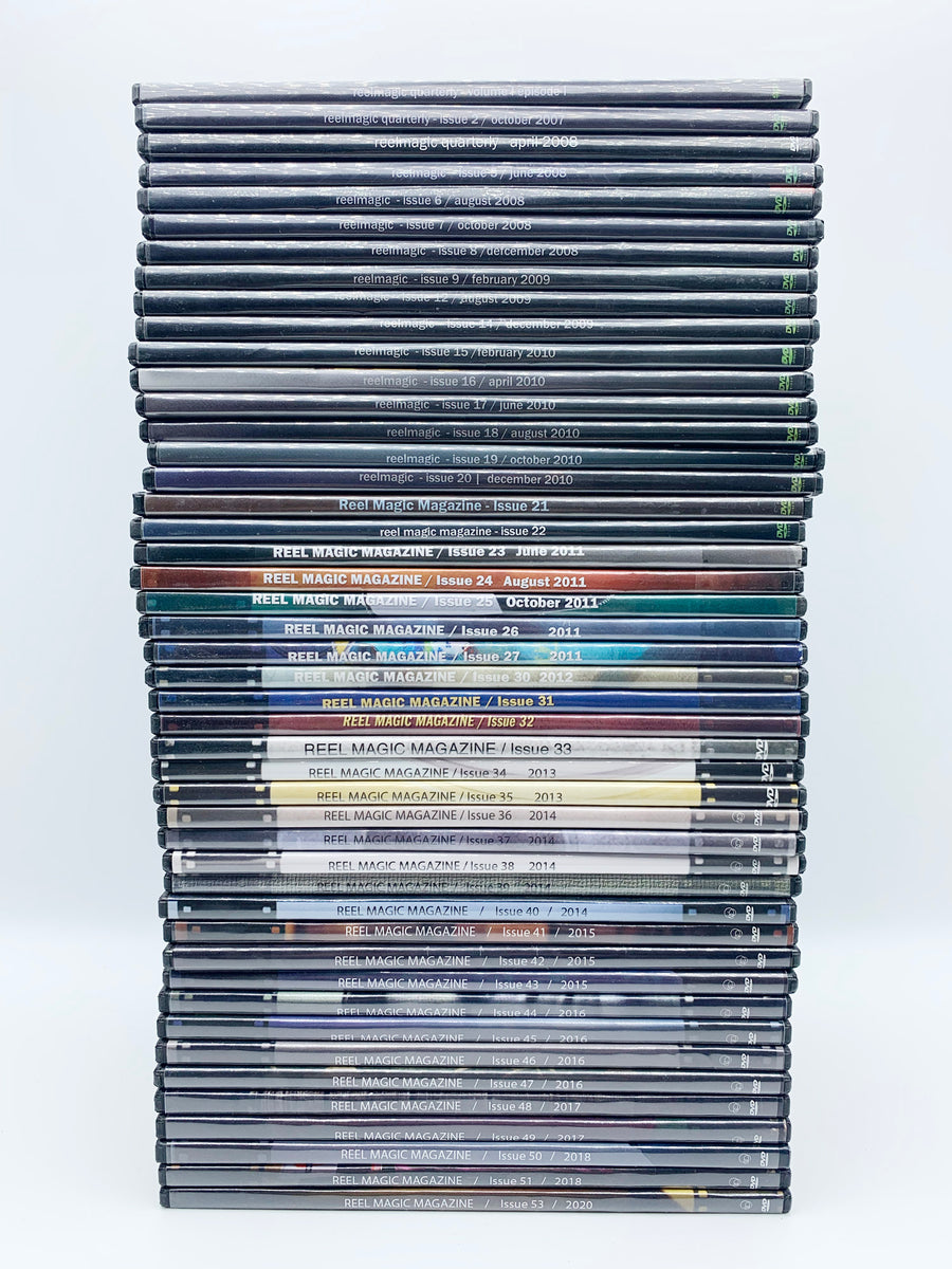 Reel Magic DVD Bundle (46 DVDs) – Magic Shop San Diego