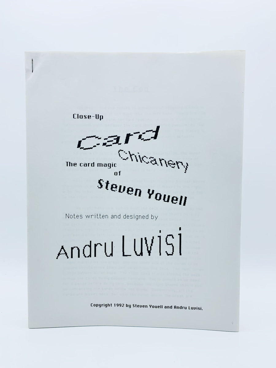 Close-Up Card Chicanery The Magic of Steven Youell by Andru Luvisi - C ...