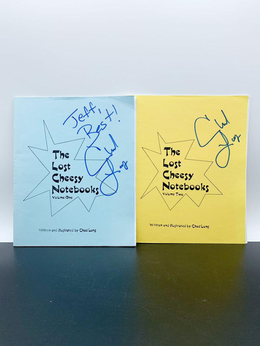 The Lost Cheesy Notebooks Volume 1 and 2 by Chad Long (Signed) – Magic ...