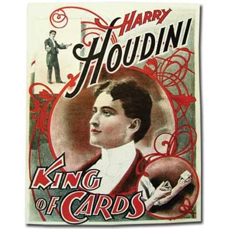 Paper Canvas Series - Houdini King of Cards Poster – Magic Shop San Diego